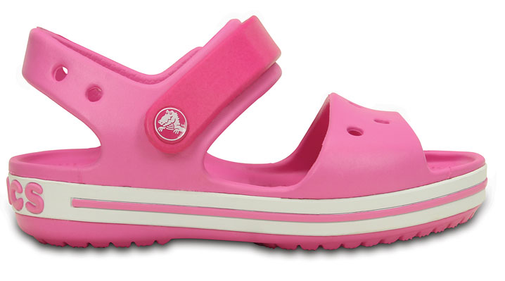 Crocs Kids Crocband Sandal Candy Pink/Party Pink UK 6 EUR 22-23 US C6 ...
