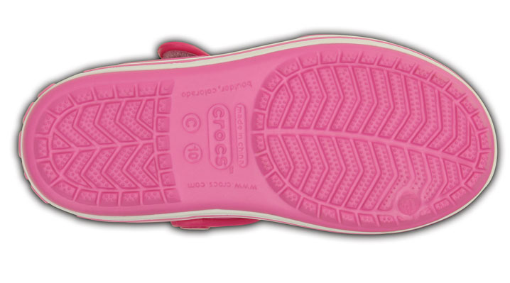 Crocs Kids Crocband Sandal Candy Pink/Party Pink UK 8 EUR 24-25 US C8 ...
